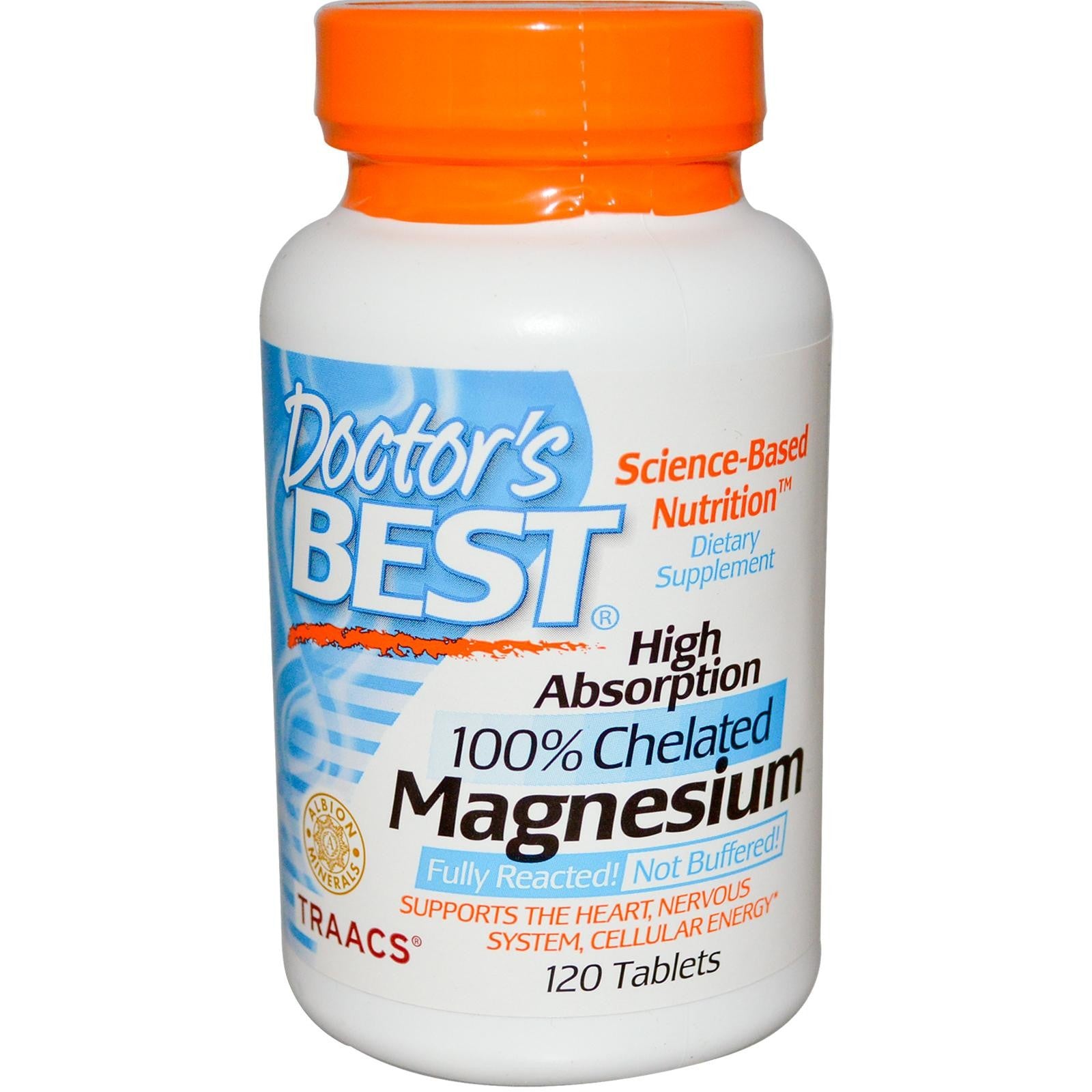 Buy Doctor's Best, High Absorption Magnesium 100% Chelated with Albion ...