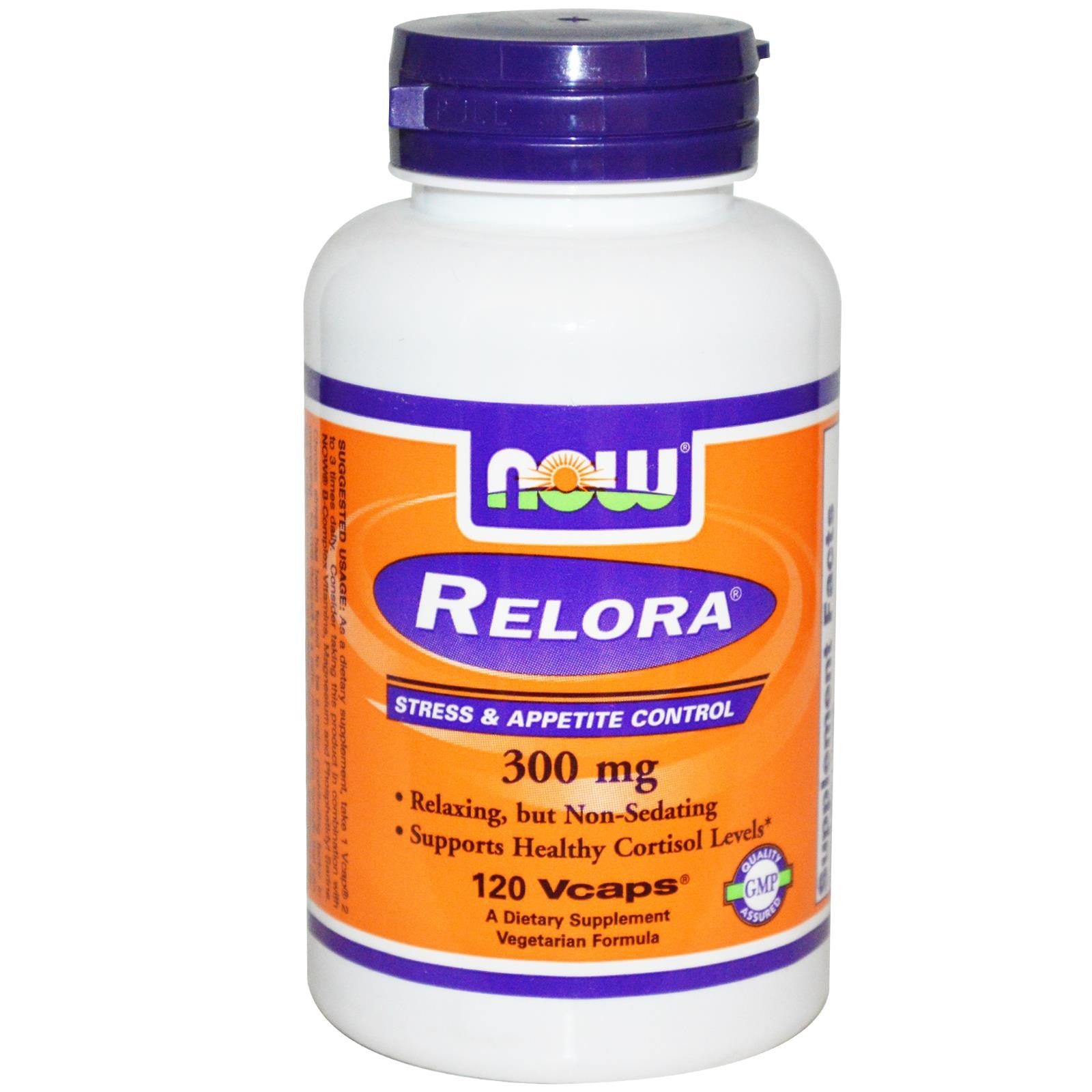 Buy Now Foods Relora 300mg 120 VCapsules - Dietary Supplement Online ...