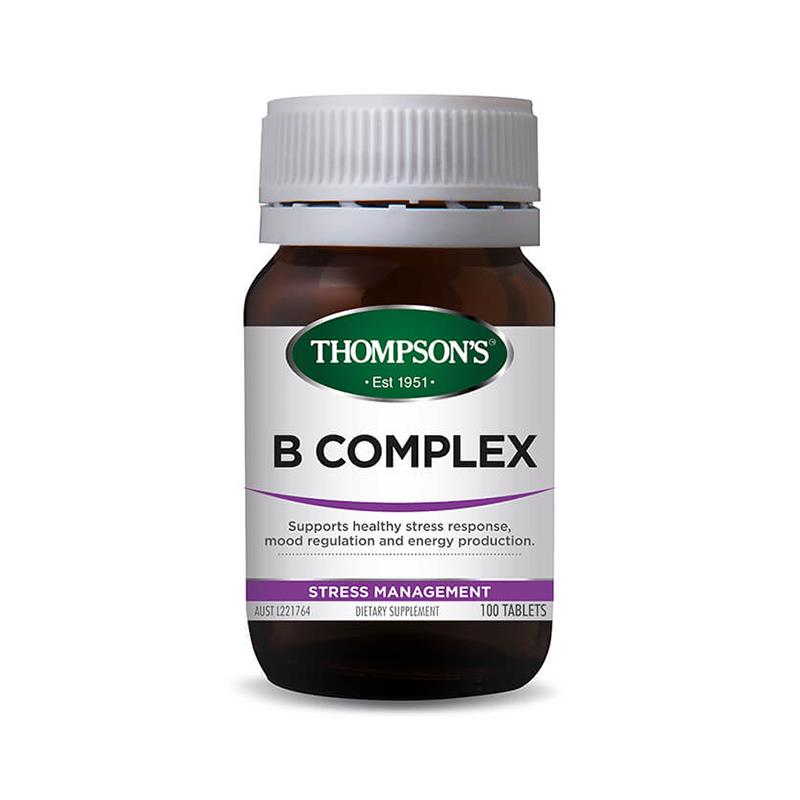 Buy Thompson's B Complex 100 Tablets Online Australia - Ausherb